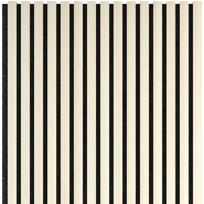 Akustični panel Bijeli Hrast 270x60 cm - Zidne obloge i paneli - Paneli.hr